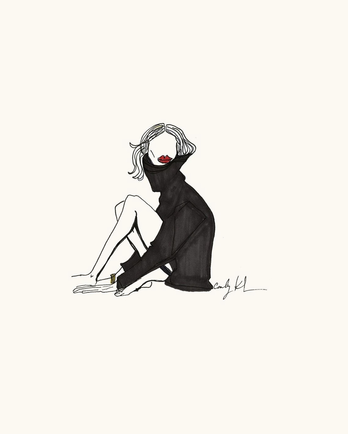 Con ustedes, las ilustraciones de Carly Kuhn - The Little Black Guide